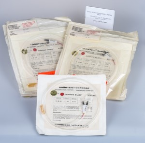 Drei Original-Grüntzig Dilaca Coronar Catheter, Fa. Schneider Medintag ...