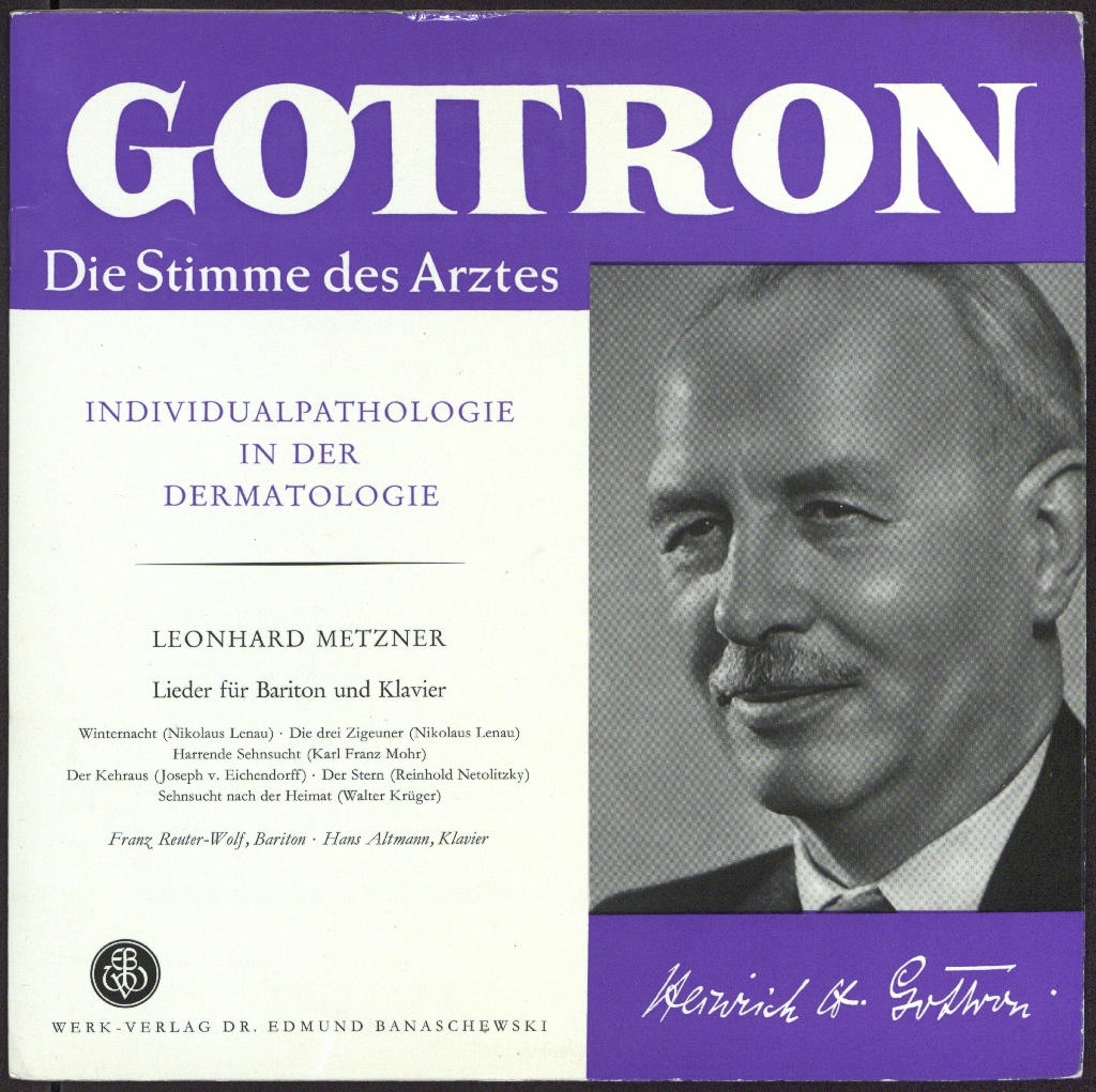 Heinrich H. Gottron, 1890 – 1974, Individualpathologie in der ...